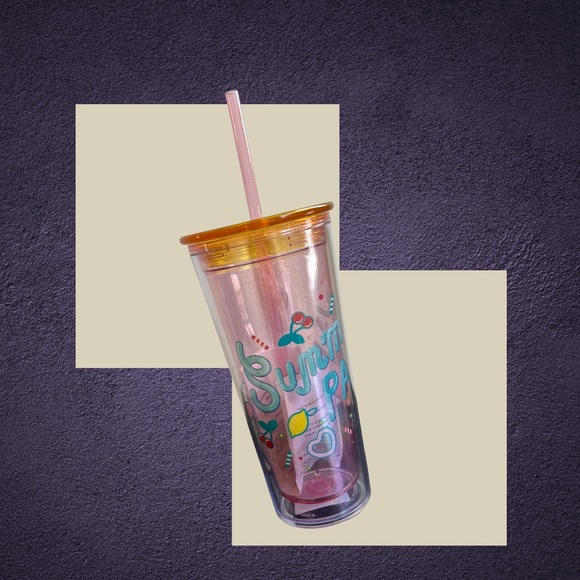 Starbucks | Kitchen | New Starbucks Htf Summer Party Pop Socket Tumbler ...